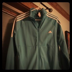 Women Blue Adidas Track Jacket on Poshmark